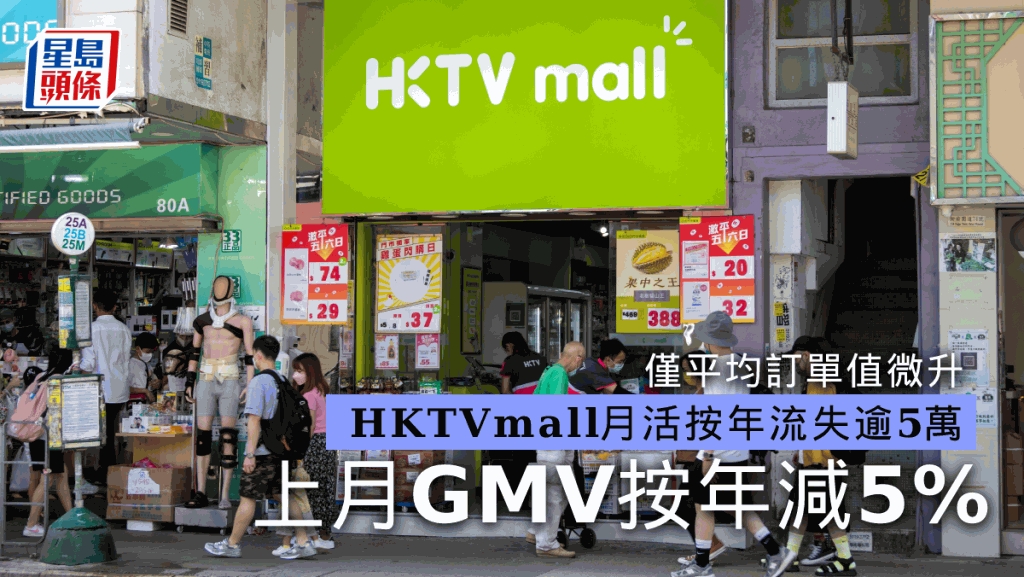 HKTV上月GMV按年減5% 日均訂單量下挫 料年內呈增長趨勢 | 星島日報
