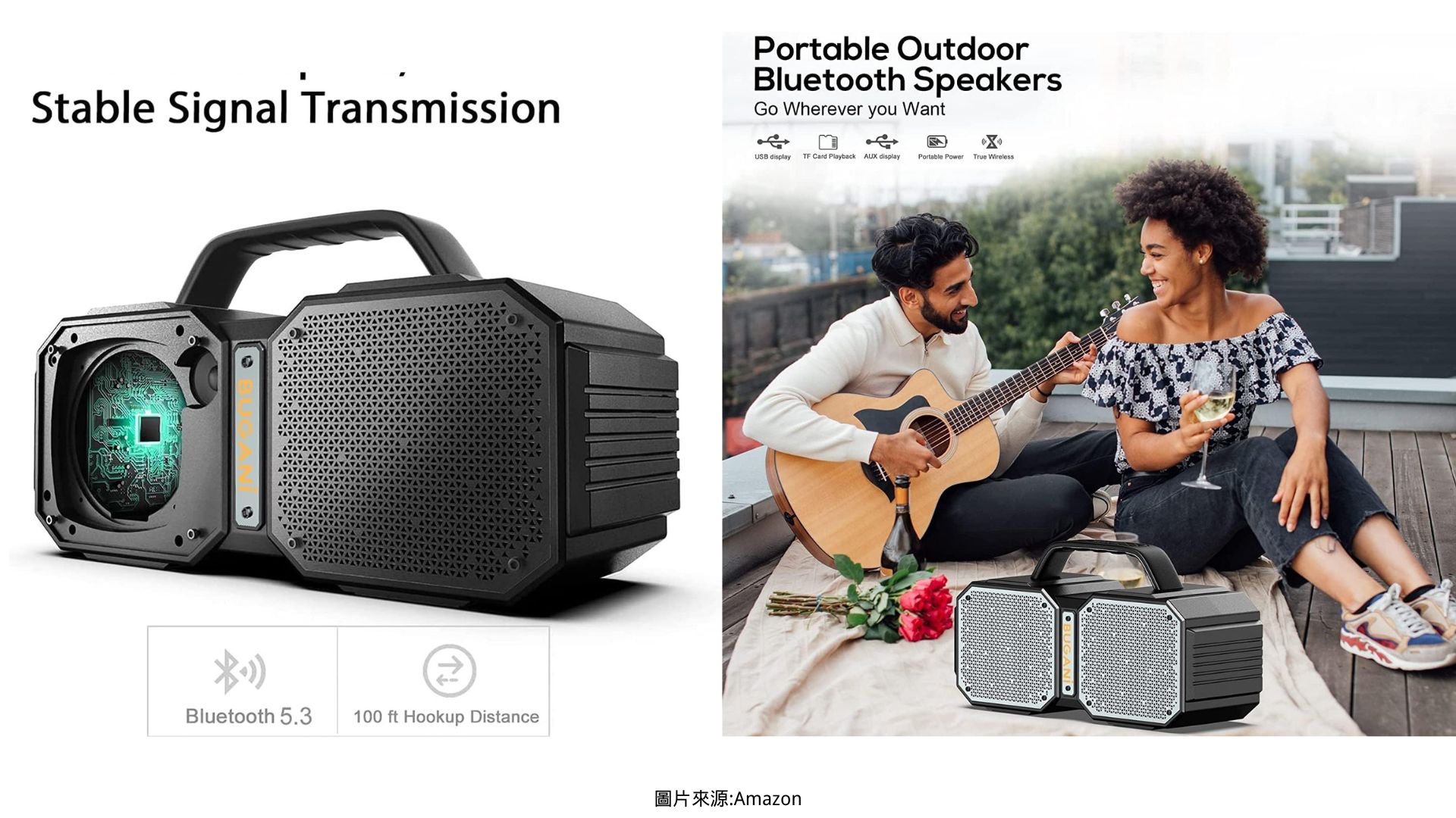 BUGANI便攜式藍牙音箱 | 54% OFF | 連接速度快、信號穩定，為你帶來絕佳的聽覺體驗！ | 星島日報