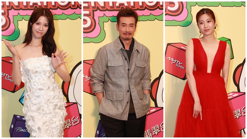 TVB年中節目巡禮2025丨陳自瑤紅色大露背Deep V裙艷壓全場 張曦雯陳曉華4劇在手成為劇后 馬國明3套劇稱王撼贏陳豪 | 星島日報